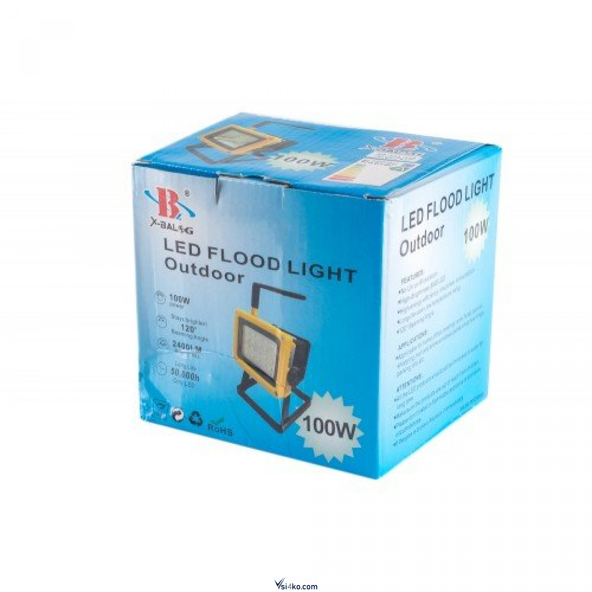 Преносим LED прожектор с акумулаторни батерии | Vsi4ko.com