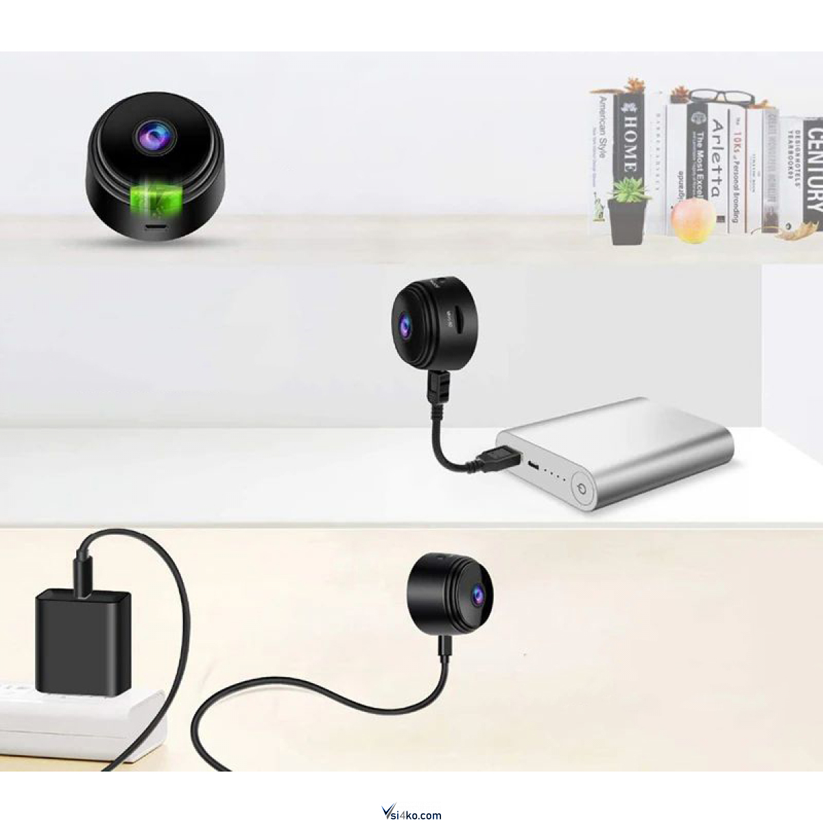 Wi-Fi Мини шпионска камера A9, с магнитна основа | Vsi4ko.com